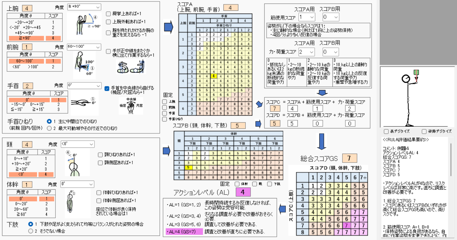 RULA_doc – Ergo4MFG-ものづくりのための人間工学